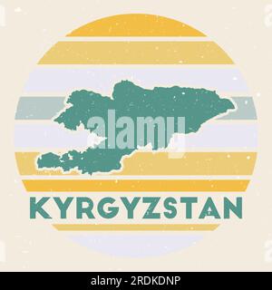 Kyrgyzstan Star Flag. Kyrgyz Republic Star Shape Flag. Country National ...