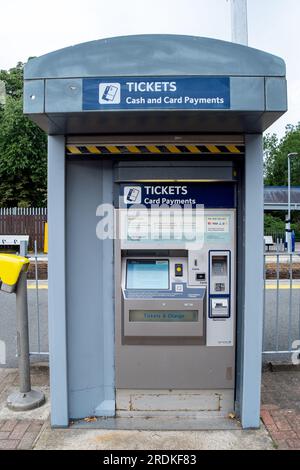 Wraysbury, Berkshire, UK. 22nd July, 2022. Wraysbury Railway Station ...