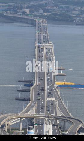 Tokyo Wan Aqua Line Expressway, Kisarazu, Chiba, Japan Stock Photo - Alamy