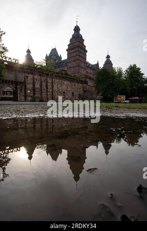 Majestic Sunrise at Johannisburg Castle, Aschaffenburg: A River Main ...
