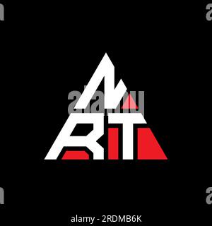 NRT letter logo design with polygon shape. NRT polygon and cube shape ...