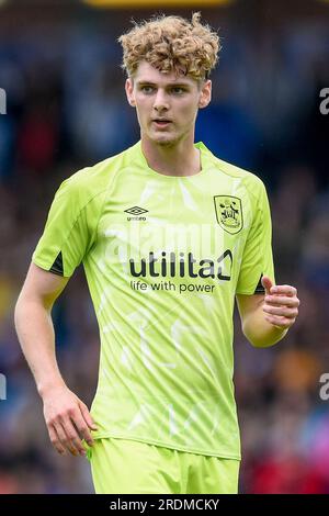 Jack Rudoni #22 of Huddersfield Town during the pre-game warm up ahead ...