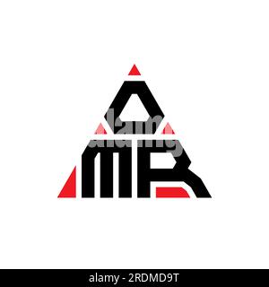 OMR logo. OMR letter. OMR letter logo design. Initials OMR logo linked with circle and uppercase ...