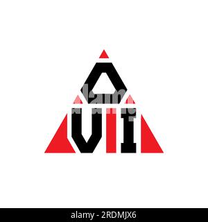 OVI triangle letter logo design with triangle shape. OVI triangle logo ...