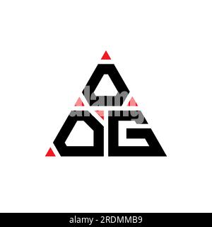 OOG triangle letter logo design with triangle shape. OOG triangle logo ...