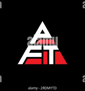 PFT letter logo design with polygon shape. PFT polygon and cube shape ...