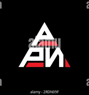 PPN triangle letter logo design with triangle shape. PPN triangle logo ...