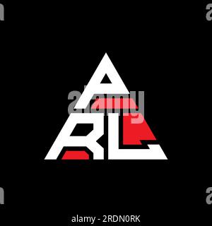 PRL triangle letter logo design with triangle shape. PRL triangle logo ...