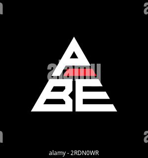 PBE triangle letter logo design with triangle shape. PBE triangle logo ...