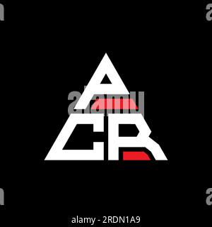 PCR letter logo design with polygon shape. PCR polygon and cube shape ...