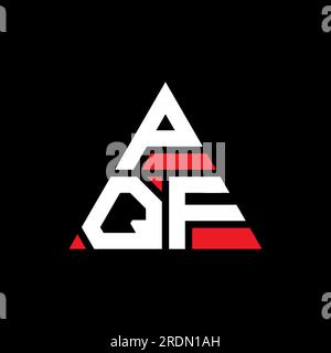 PQF letter logo design with polygon shape. PQF polygon and cube shape ...