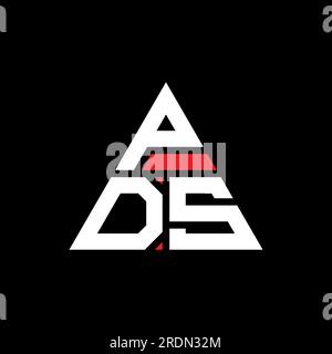 PDS triangle letter logo design with triangle shape. PDS triangle logo ...