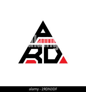 PRD letter logo design with polygon shape. PRD polygon and cube shape ...