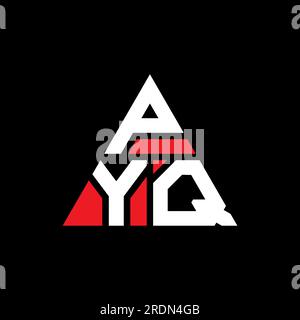 PYQ triangle letter logo design with triangle shape. PYQ triangle logo ...