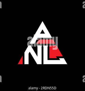 PNL triangle letter logo design with triangle shape. PNL triangle logo ...