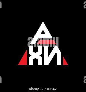 PXN triangle letter logo design with triangle shape. PXN triangle logo ...