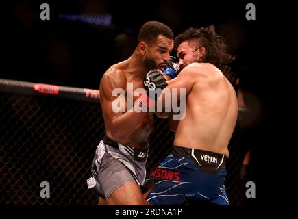 Jonny Parsons (left) and Danny Roberts in action during their ...