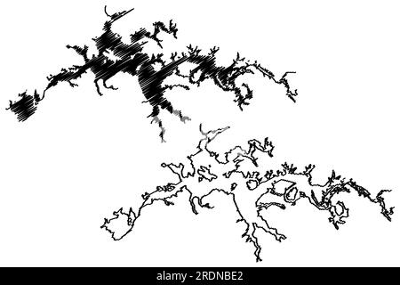 Lake Weiss Reservoir (United States of America, North America, us, usa ...