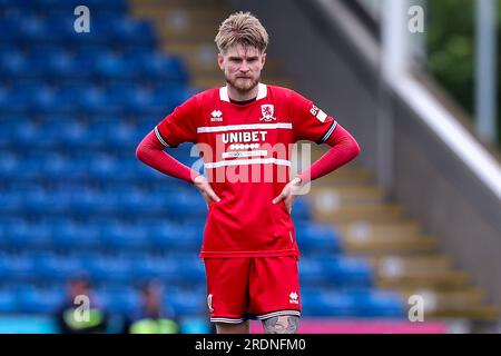 Hayden Coulson #22 of Middlesbrough during the Pre-season friendly ...