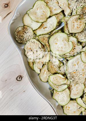 Dried zucchini, a vegetable from the home garden Stock Photo - Alamy
