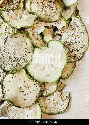 Dried zucchini, a vegetable from the home garden Stock Photo - Alamy
