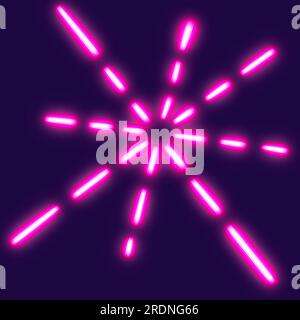 abstract neon beams 90 glowing desktop icon, neon sticker, neon figure ...