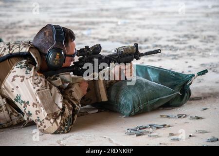 A German Soldier assigned to German Armed Forces Command of U.S. and ...
