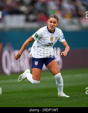 July 22 2023: Trinity Rodman (USA) looks on during a Group E - FIFA ...