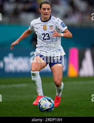 July 22 2023: Emily Fox (USA) controls the ball during a Group E - FIFA ...