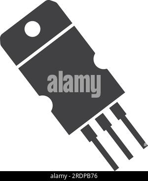Transistor. electronic symbol. Illustration of basic circuit symbols ...