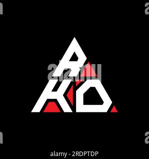 RKO letter logo design with polygon shape. RKO polygon and cube shape ...