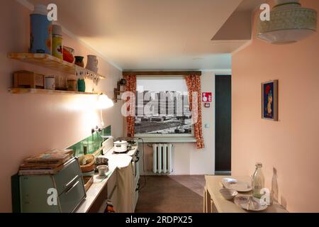 Vabamu Museum of Occupations and Freedom. Reconstructed living room and ...