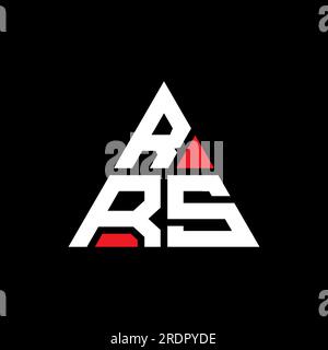 RRS triangle letter logo design with triangle shape. RRS triangle logo ...
