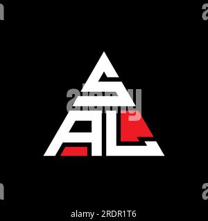 SAL triangle letter logo design with triangle shape. SAL triangle logo ...