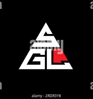 SGL triangle letter logo design with triangle shape. SGL triangle logo ...