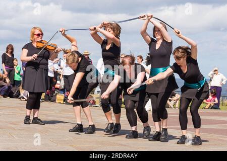 Star and Shadow traditional rapper sword dancing at the Whitby folk ...