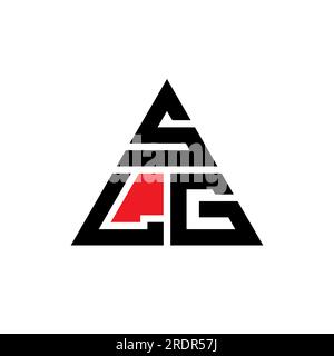 SLG triangle letter logo design with triangle shape. SLG triangle logo ...
