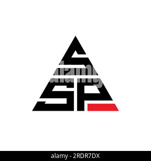 SSP triangle letter logo design with triangle shape. SSP triangle logo ...