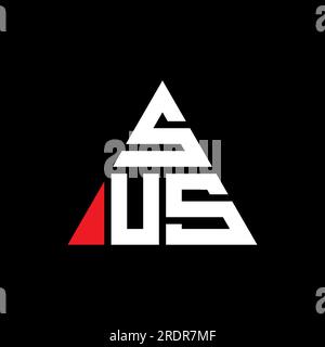 SUS letter logo design with polygon shape. SUS polygon and cube shape ...