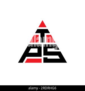 TPS triangle letter logo design with triangle shape. TPS triangle logo ...
