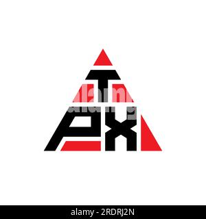 TPX letter logo design with polygon shape. TPX polygon and cube shape ...