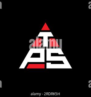 TPS triangle letter logo design with triangle shape. TPS triangle logo ...