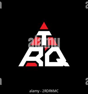 TRQ triangle letter logo design with triangle shape. TRQ triangle logo ...