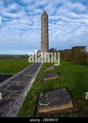 Peace Pledge at The Irish Peace Tower, Messines, Belgium Stock Photo ...