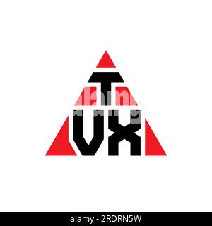 TVX letter logo design with polygon shape. TVX polygon and cube shape ...