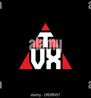 TVX letter logo design with polygon shape. TVX polygon and cube shape ...