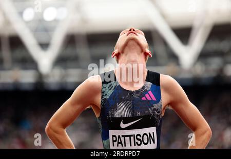 Great Britain's Ben Pattison after competing in the Men's 800 metres ...