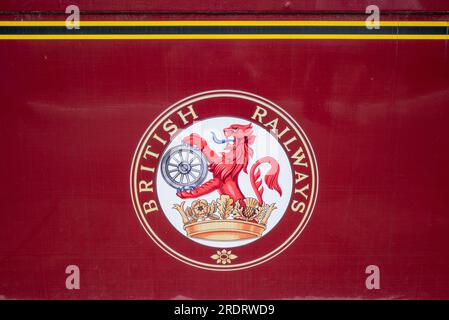 Original British Railways logo Stock Photo - Alamy