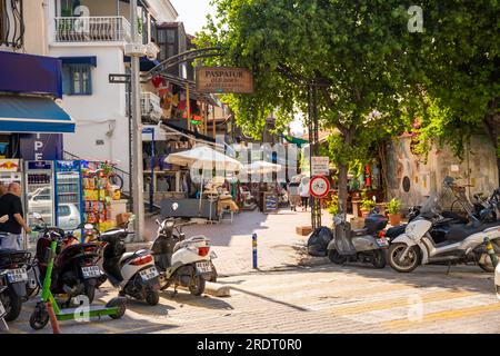Fethiye, Turkey - June 9, 2023: Old town in Fethiye or Paspatur ...