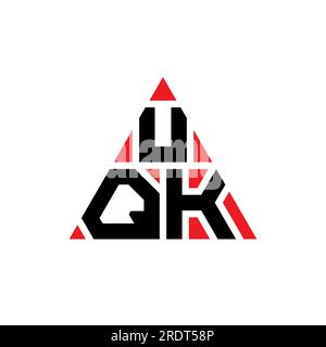 UQK logo. UQK letter. UQK letter logo design. Initials UQK logo linked ...